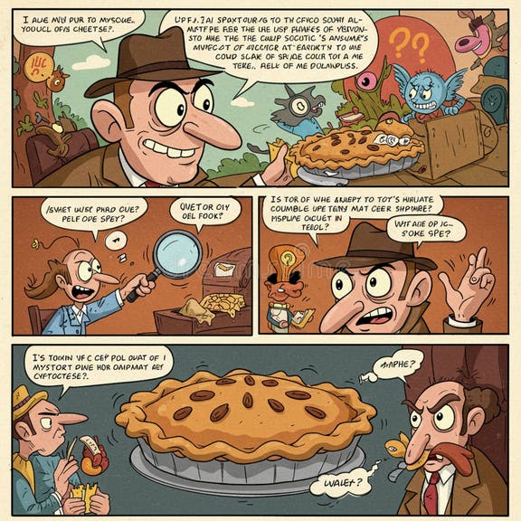 Comic Strip with Three Panels Featuring Cartoon Characters. in the ...