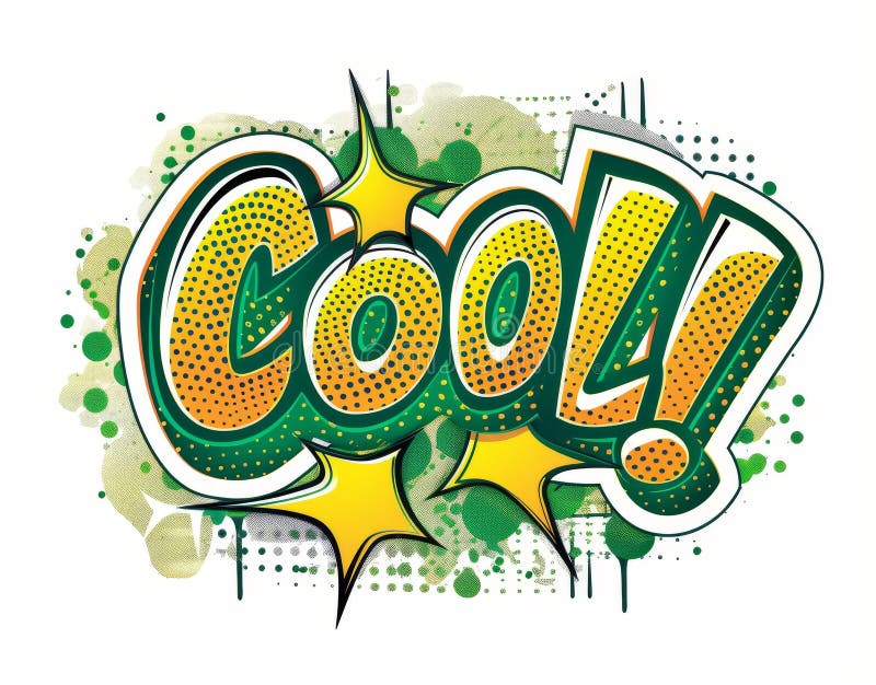 Comic Speech Cool Word Retro Graffiti Stock Photos - Free & Royalty ...