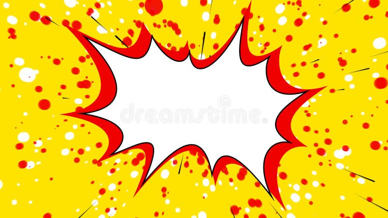 Comic Style Background. Retro Manga Cartoon Bg Stock Footage - Video of ...