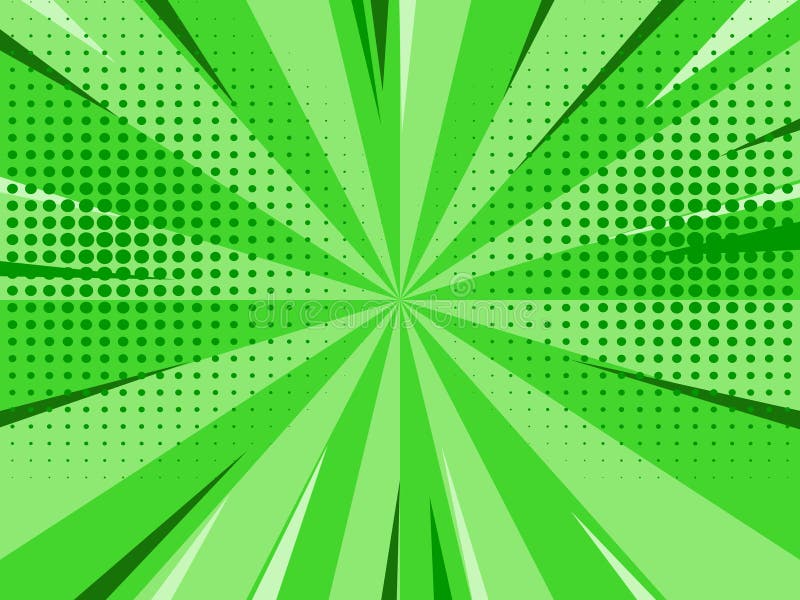 Comic Style Background Green Stock Illustration - Illustration of ...