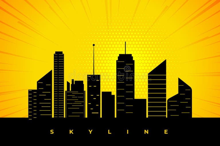 Comic Skyline Stock Illustrations – 1,544 Comic Skyline Stock ...