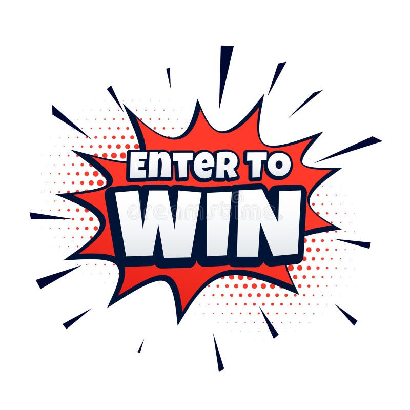 Comic Style Enter To Win Competition Background Play Giveaway Contest ...