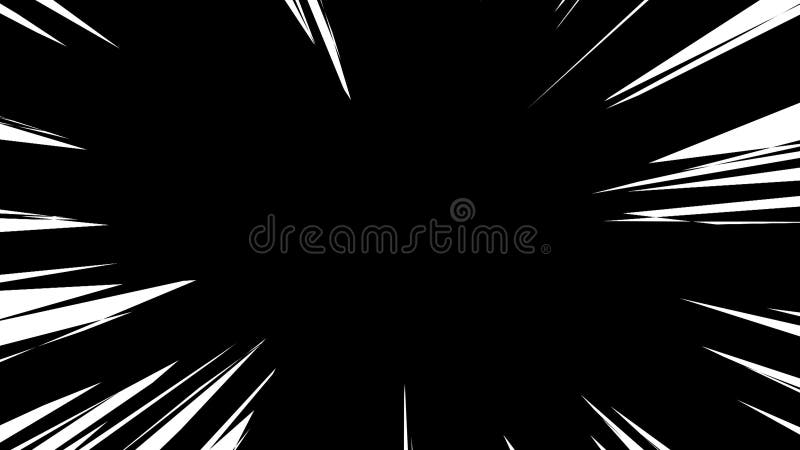 Comic Style Explosion Radial Lines Burst Stock Video - Video of ...