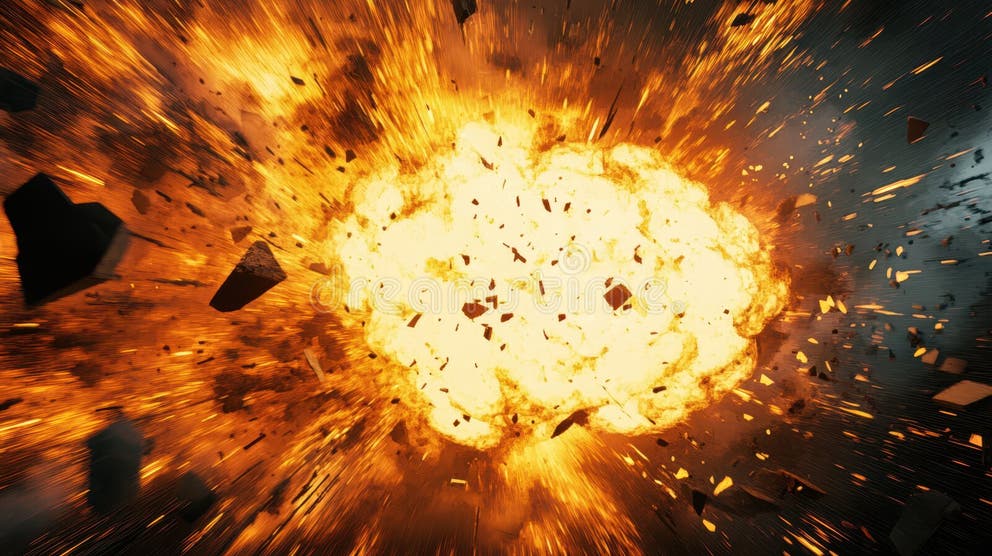 Comic Style Explosion with Snap Text Effect Stock Illustration ...