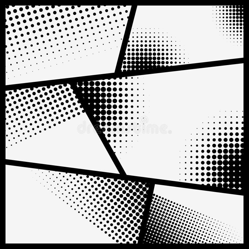 Comic Style Framed Background. Design Element for Flyer, Poster Stock ...