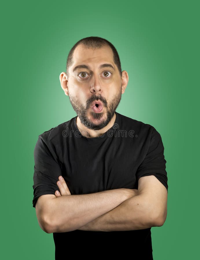 Comic style man stock illustration. Illustration of beard - 91534894