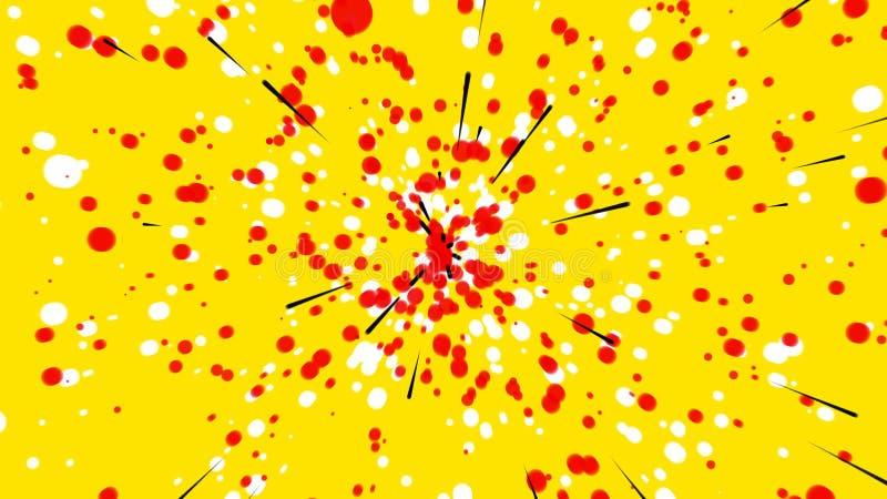 Comic Style Particles Flowing Background Stock Video - Video of flow ...