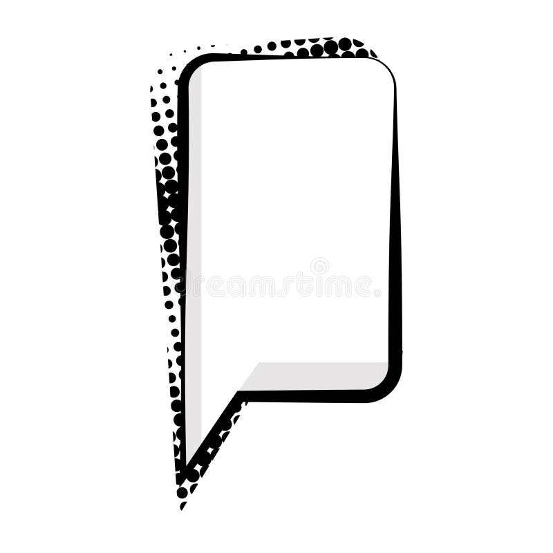 Comic-style Speech Bubble with Halftone Dot Pattern Design Stock Vector ...