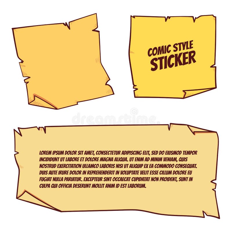 Yellow stick note stock vector. Illustration of list - 28163887