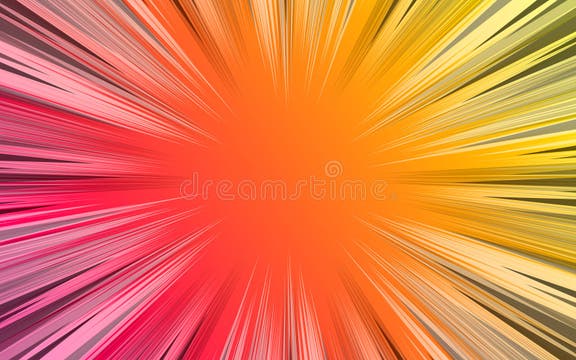 Comic Sun Rays Effect Background with Halftone. Pop Art Comic Style ...