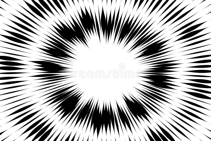 Comic Sunburst Background Ray Stripe Texture Art Dynamic Motion Line ...