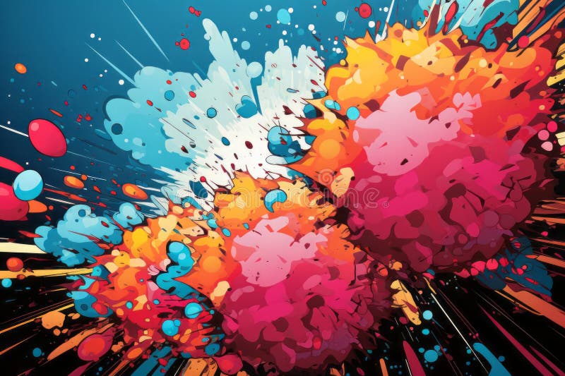 Comic Surge: the Art of High-Octane Movement in Vibrant Tones – AI ...