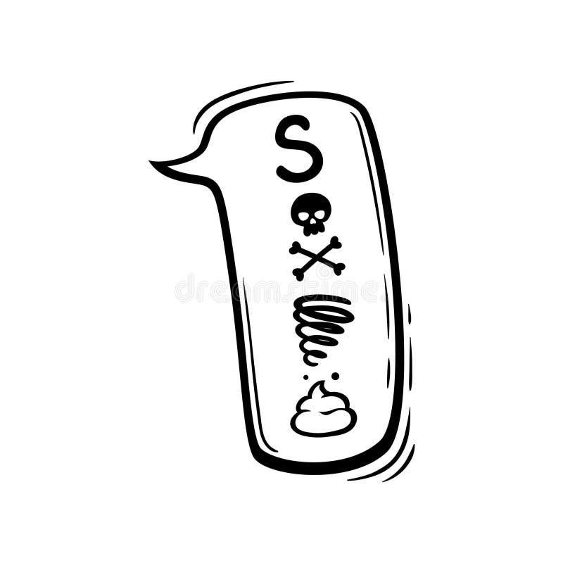 Comic Swear Speech Bubbles, Hate Expletive Curse Stock Vector ...