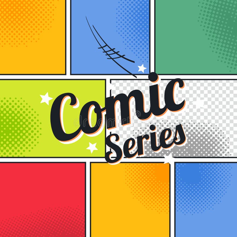 Cat Comic Template Examples and Table Clocks Stock Vector ...