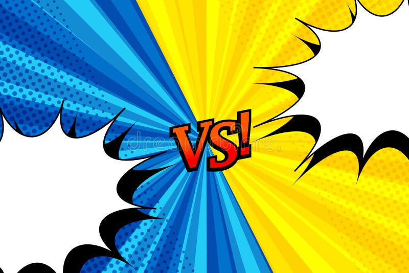 Comic Duel Horizontal Background Stock Illustrations – 99 Comic Duel ...
