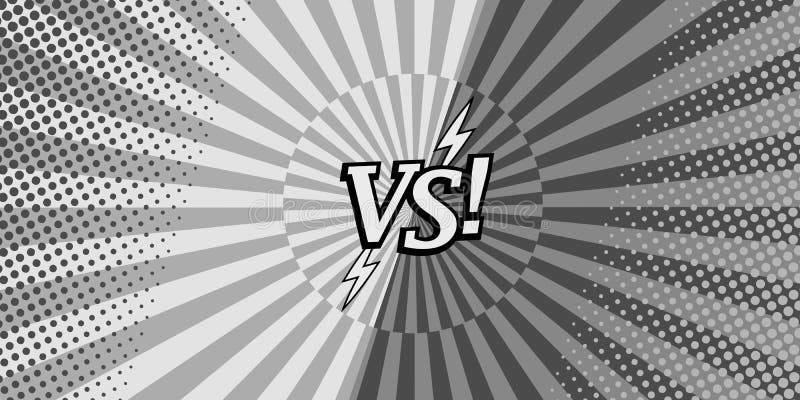 Horizontal Versus Screen, Logo Vs Letters for Sports and Fight ...