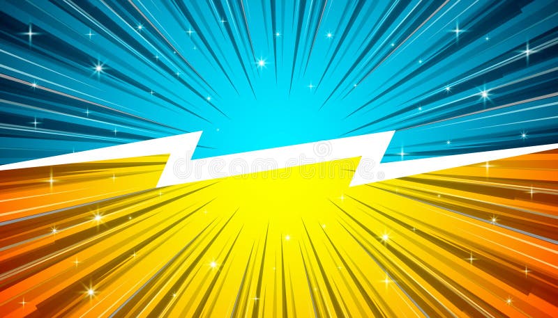 Comic Versus Pop Art Fight Background. Vector Illustration Stock ...