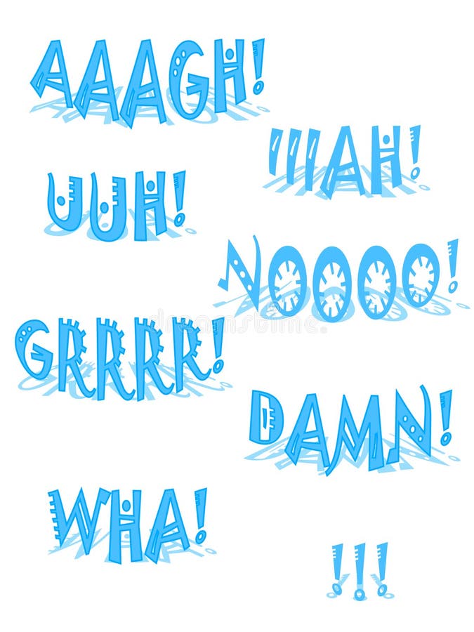 Comic words stock vector. Illustration of copy, poster - 8879530