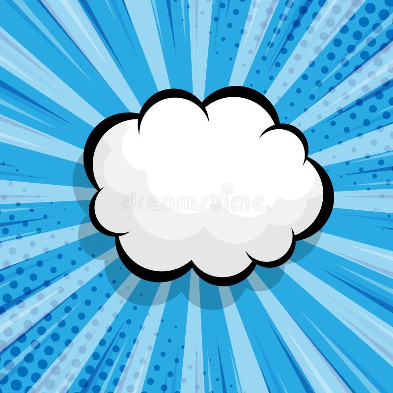 Abstract Comic Zoom Background Stock Vector - Illustration of hero ...