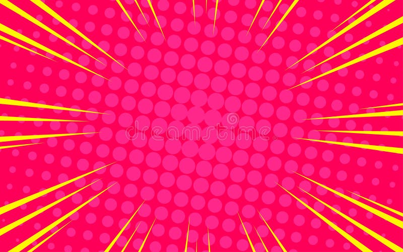 Comic Zoom Line Background Vector Illustration Stock Vector ...