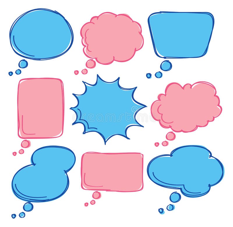 Comical bubble speech stock vector. Illustration of shape - 19571831