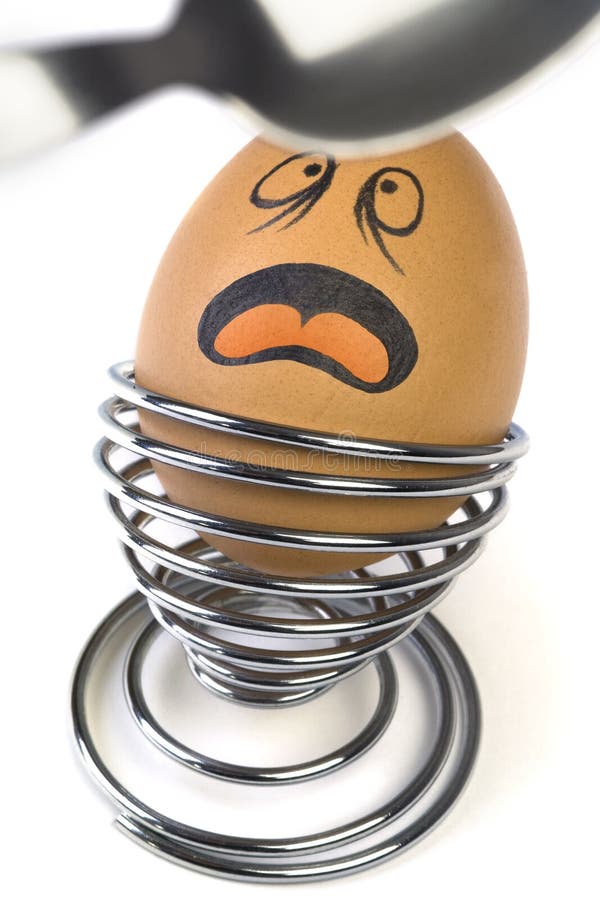 Danger to crash to egg stock photo. Image of decoration - 137608304