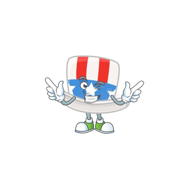 Winking Uncle Sam stock illustration. Illustration of invitation - 30371239