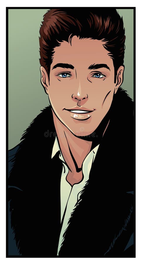 Comics art man stock vector. Illustration of lifestyle - 124806668