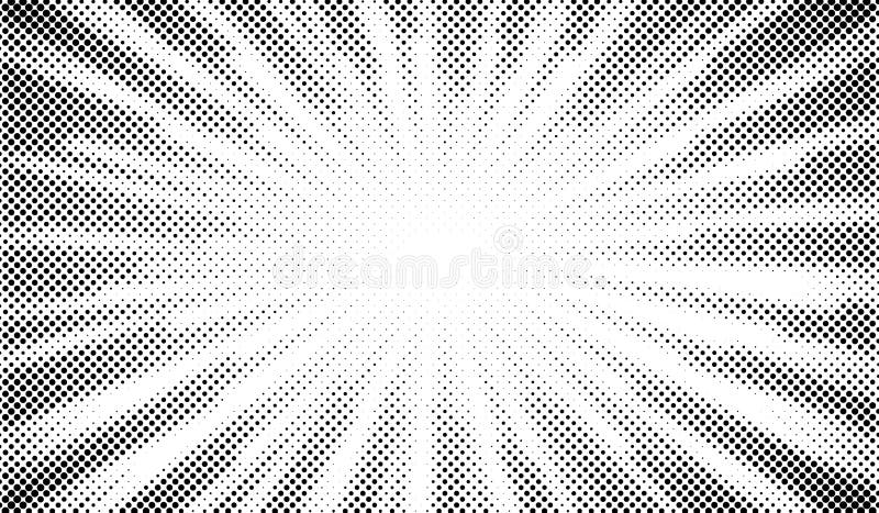 Comics Background. Abstract Backdrop. Shading Sunrays. Design Frames ...