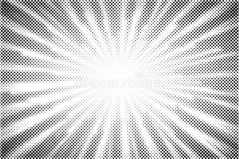 Comics Background. Abstract Lines Backdrop. Shading Sunrays. Design ...