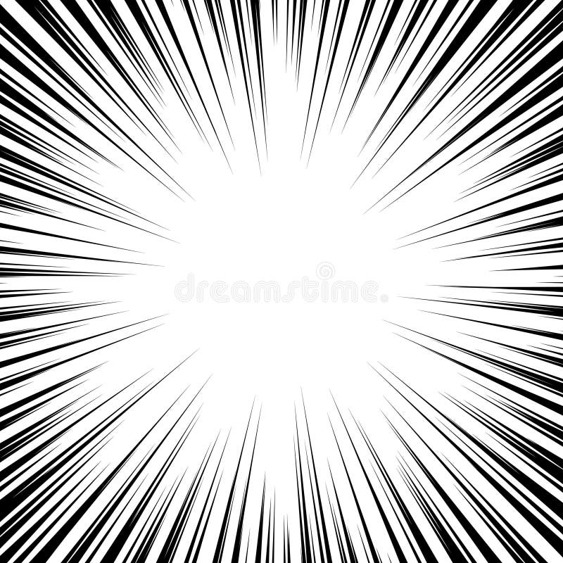 Comics. Background with Radial Explosion Lines Stock Vector ...