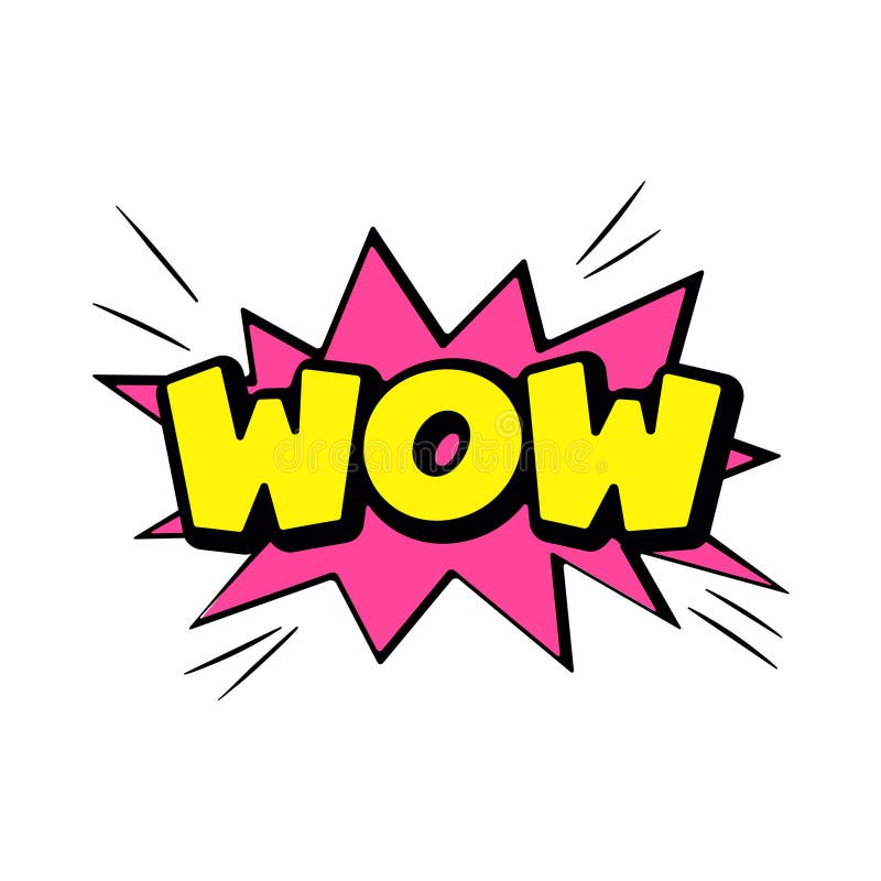 Wow Stock Illustrations – 60,693 Wow Stock Illustrations, Vectors ...