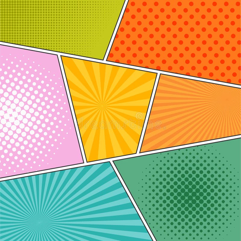 Comics book background stock vector. Illustration of bubble - 73281653