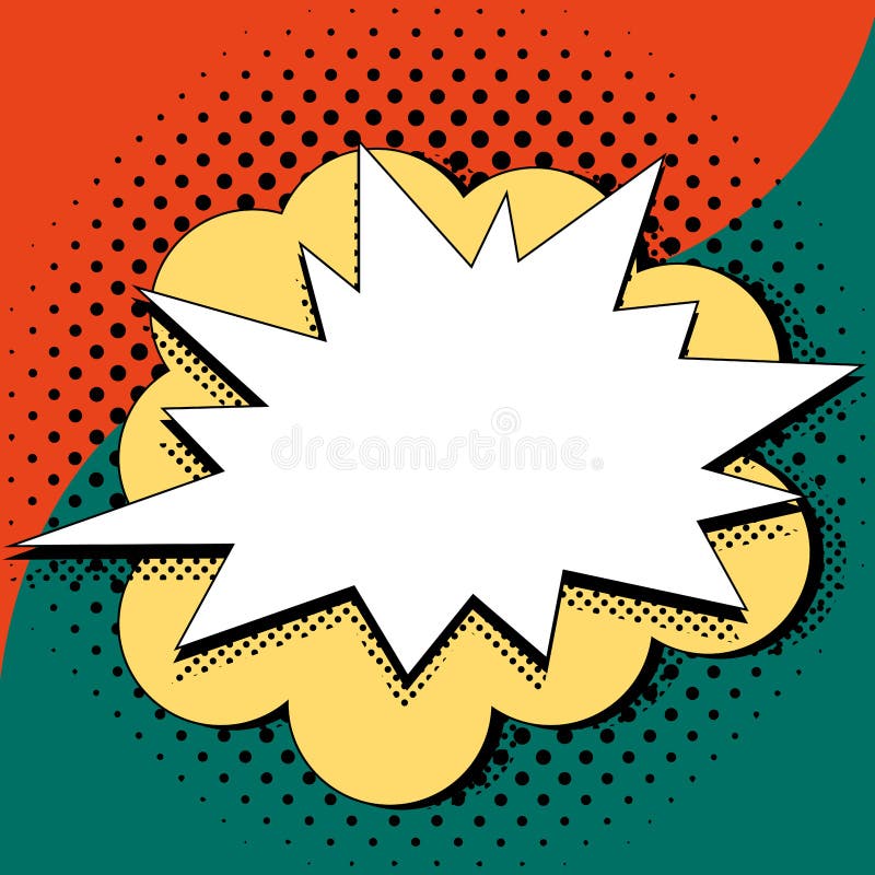 Comics Design Frames. Beautiful Photo Frame Set with Boom Bubbles for ...