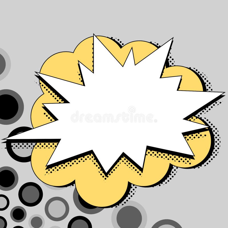 Comics Design Frames. Beautiful Photo Frame Set with Boom Bubbles for ...