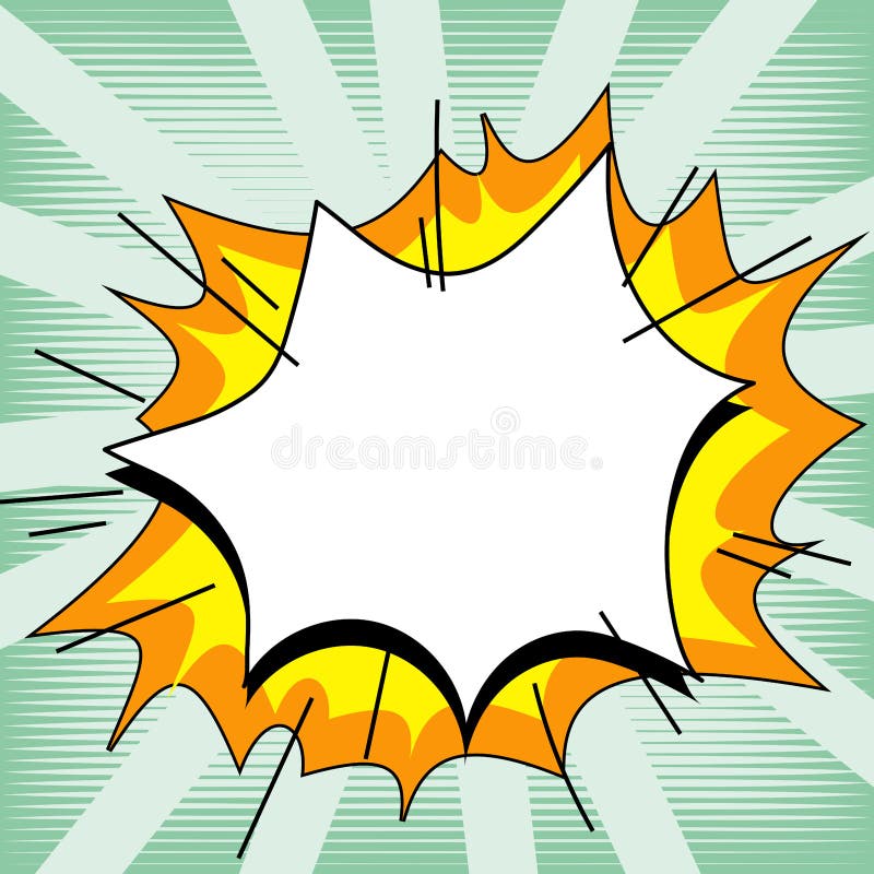 Comics Design Frames. Beautiful Photo Frame Set with Boom Bubbles for ...