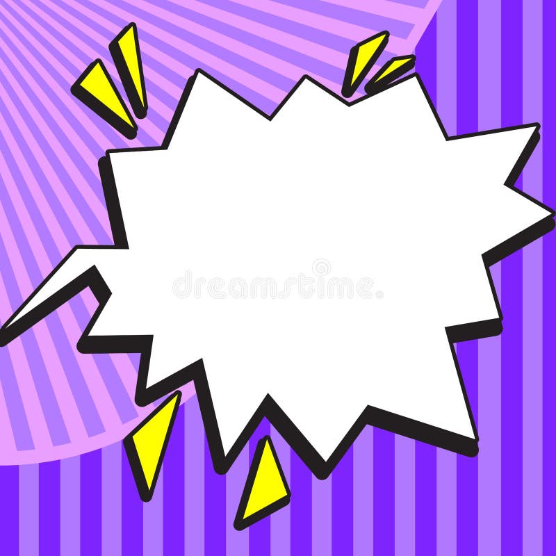 Comics Design Frames. Photo Frame Set with Explosion Bubbles for Add ...