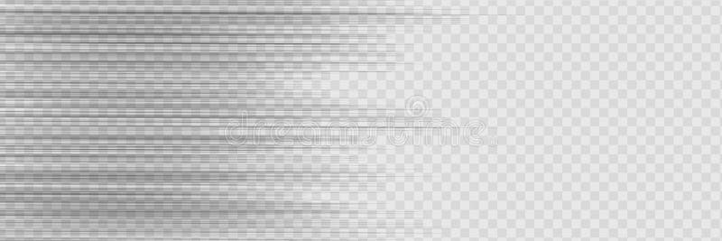 Comics Motion Effect. Vector Speed Lines. Black and White Illustration ...