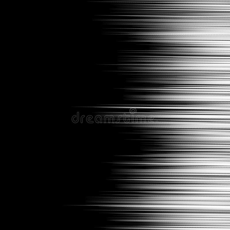 Comics Motion Effect. Vector Speed Lines. Black and White Illustration ...