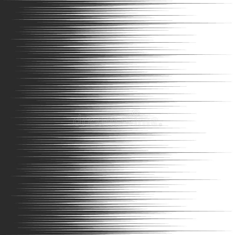 Comics Motion Effect. Vector Speed Lines Illustration. Stock Vector ...