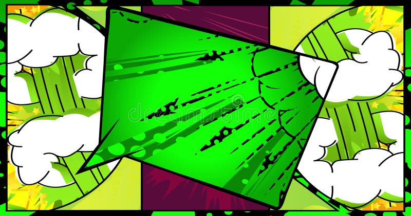 Comics Moving, Changing Elements, Wallpapers. Retro Pop Art Style ...