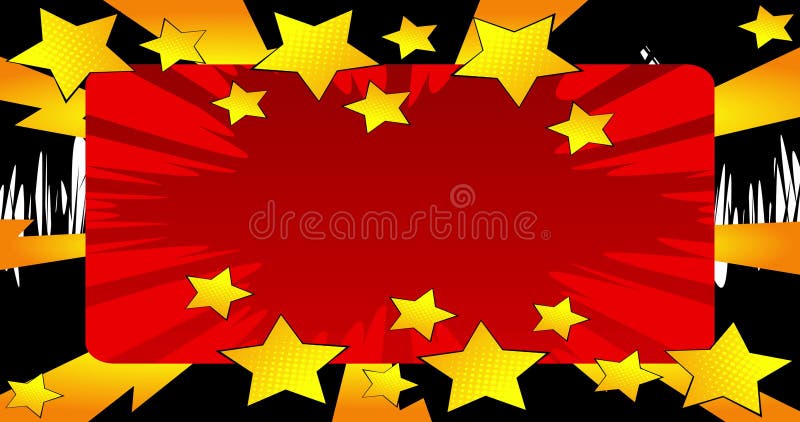 Comics Moving, Changing Elements, Wallpapers. Retro Pop Art Style ...