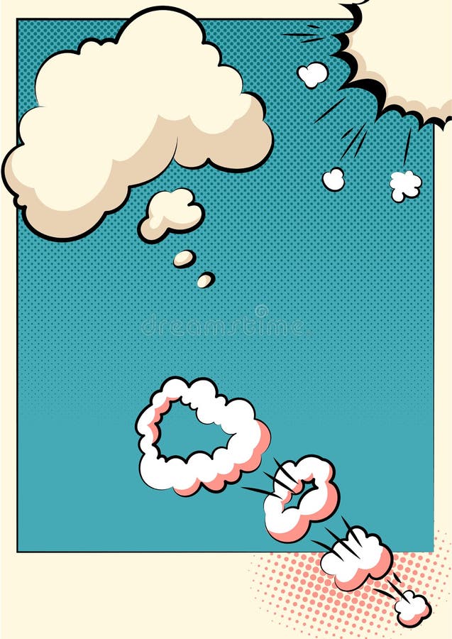 Comics Page Template stock illustration. Illustration of drawing - 80537232