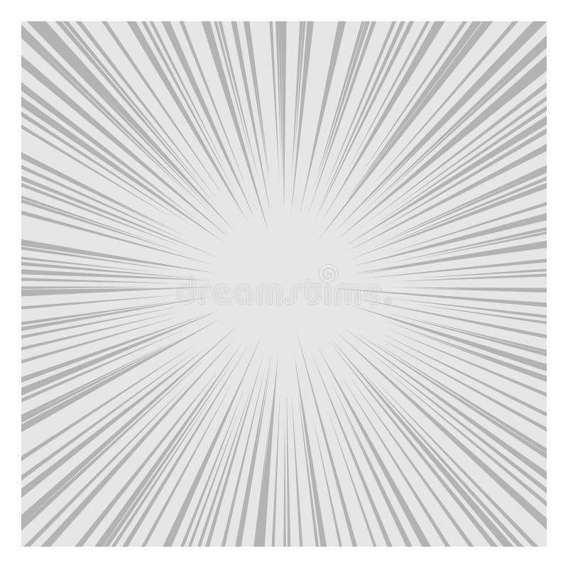 Comics Radial Speed Lines Graphic Effects. Vector Stock Vector ...