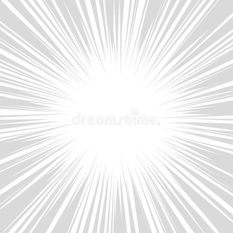 Comics Radial Speed Lines Graphic Effects. Vector Stock Vector ...