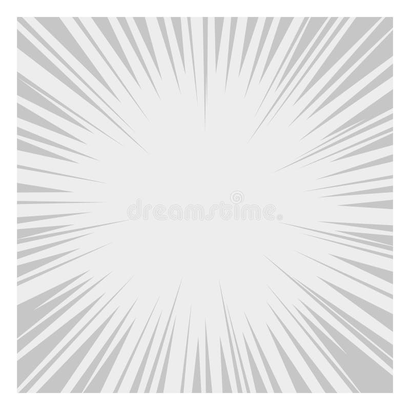 Comics Radial Speed Lines Graphic Effects. Vector Stock Vector ...