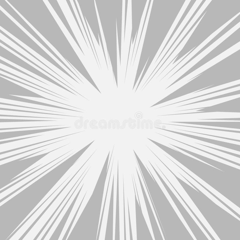 Comics Radial Speed Lines Graphic Effects. Vector Stock Vector ...