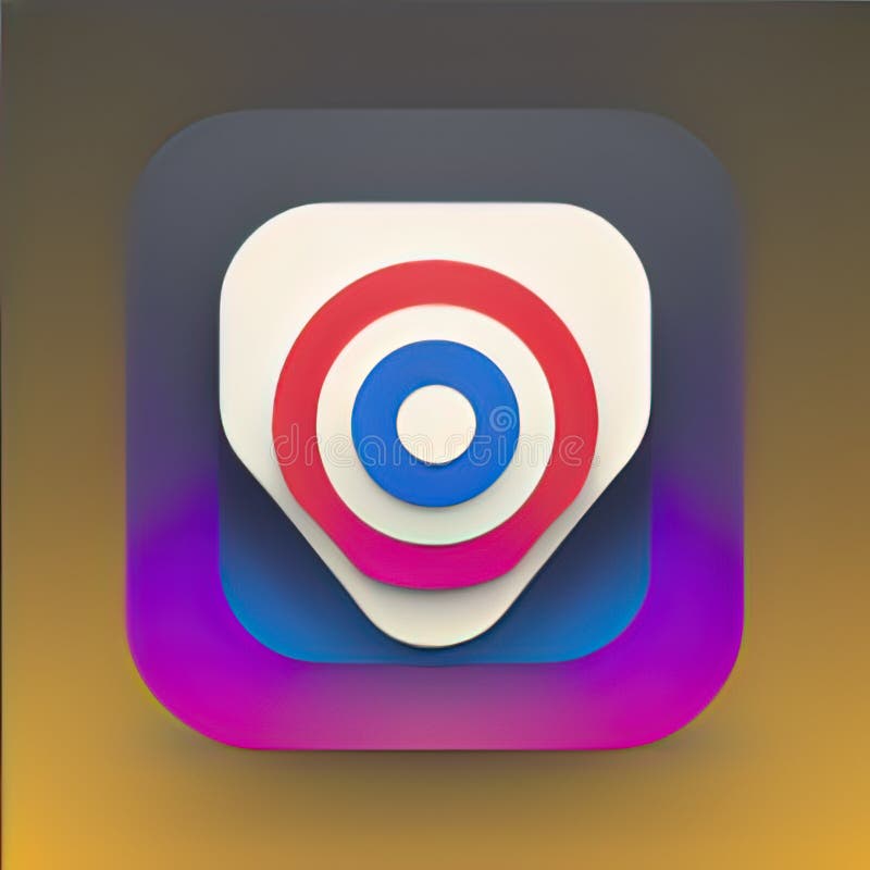 Comics Software App Style Icon. Generative AI. Stock Illustration ...