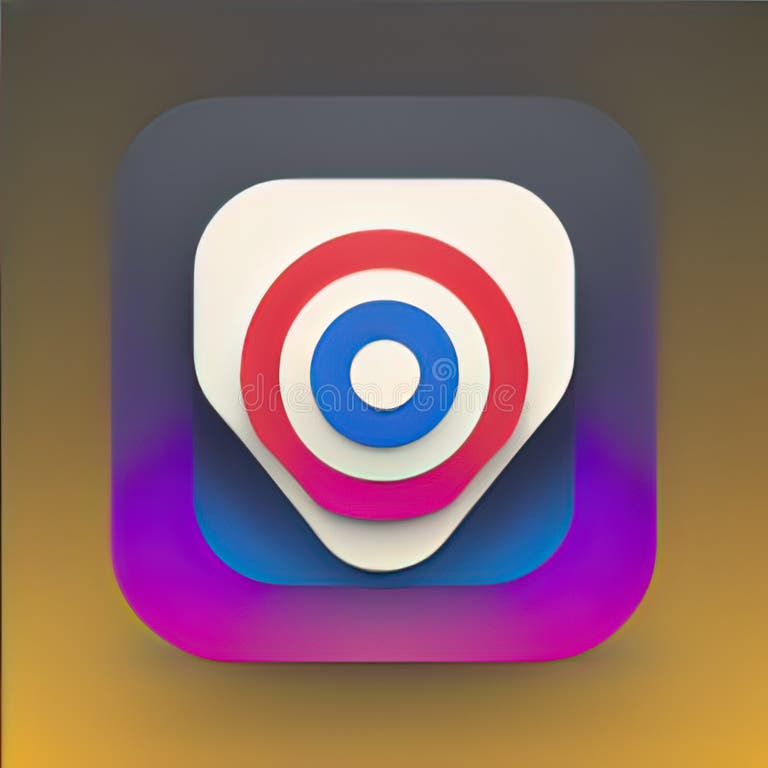 Comics Software App Style Icon. Generative AI. Stock Illustration ...