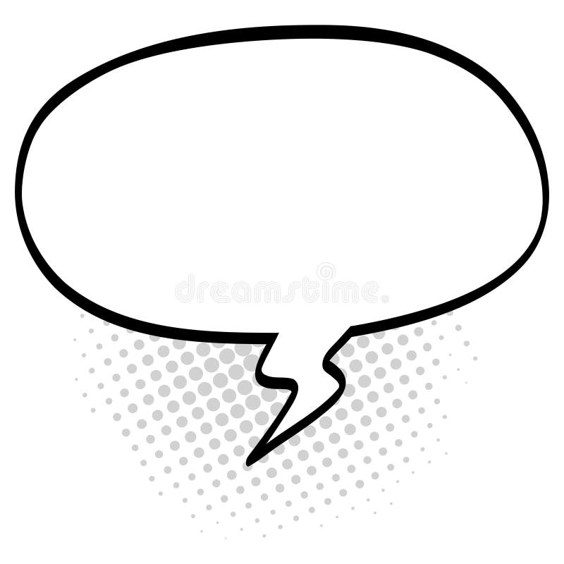 Comics Speech Bubble Illustration Vector Icon Stock Vector ...